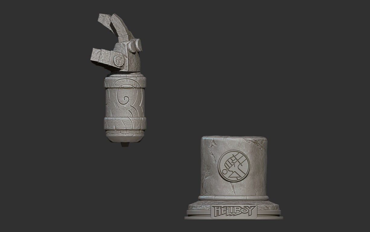 ArtStation - hellboy hand of doom 3d print model | Resources