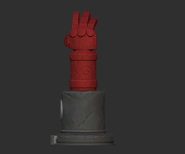 ArtStation - hellboy hand of doom 3d print model | Resources