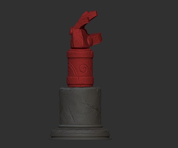 ArtStation - hellboy hand of doom 3d print model | Resources