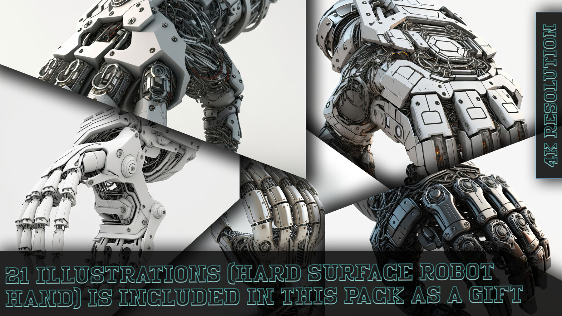 ArtStation - 183 Robot Hard Surface (More Than 8K Resolution) | Artworks