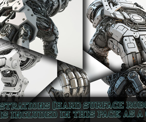 ArtStation - 183 Robot Hard Surface (More Than 8K Resolution) | Artworks