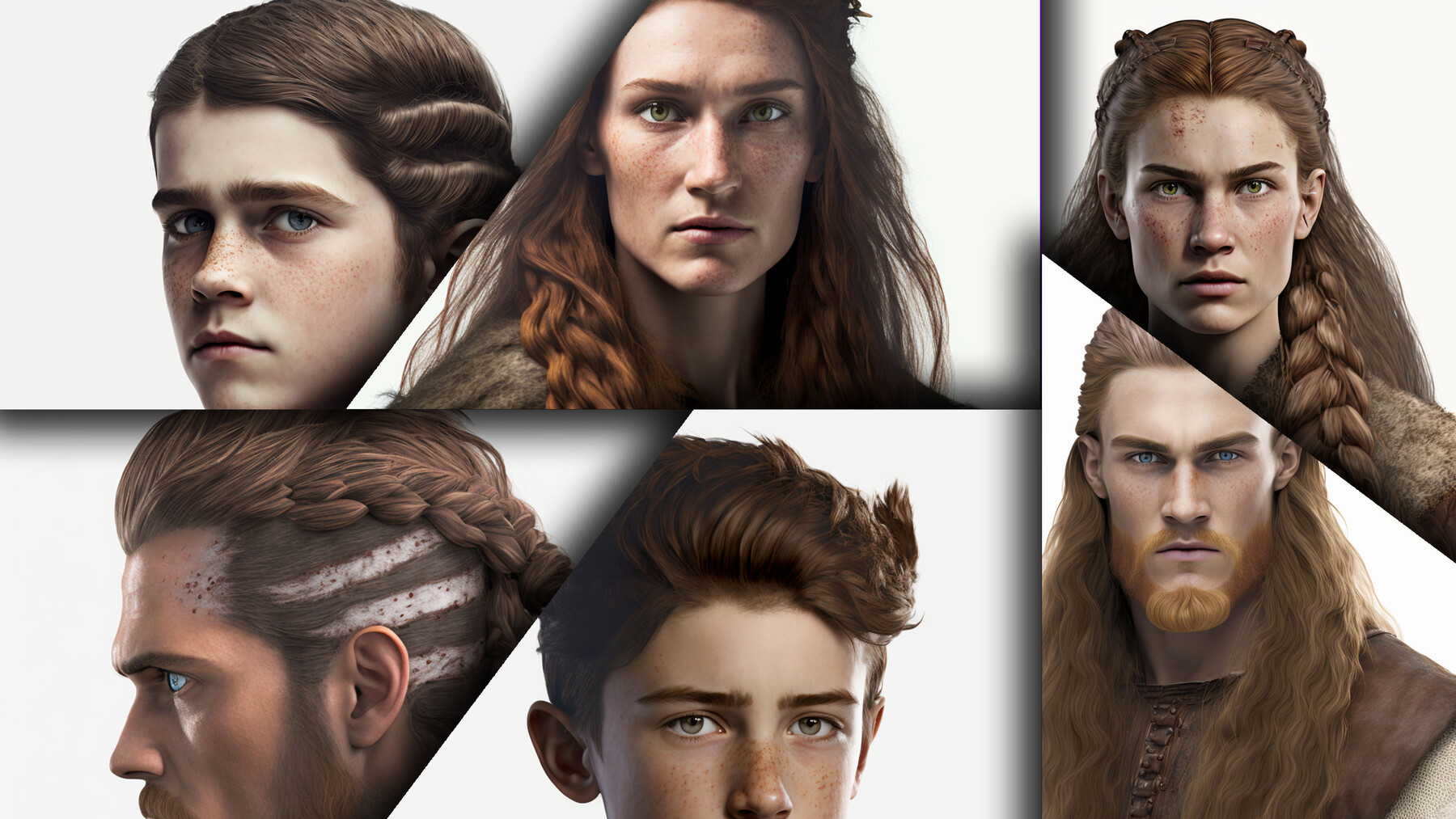 ArtStation - 100 Viking Hair Reference (4K Resolution) | Artworks