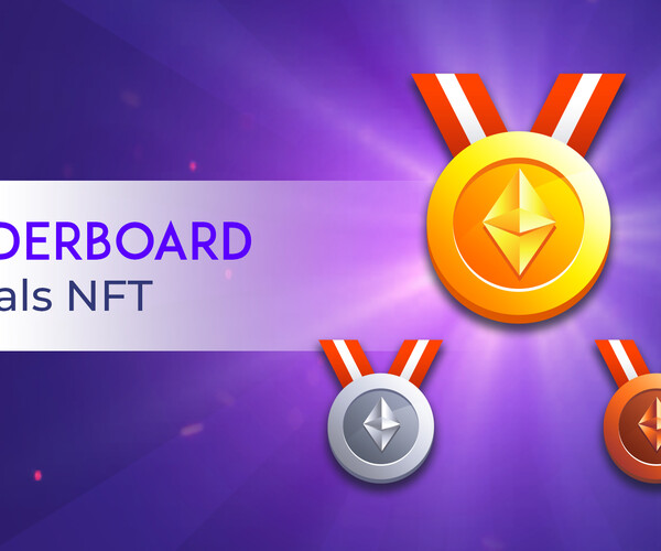 ArtStation - Leaderboard Medals NFT (Gold, Silver & Bronze) | Game Assets