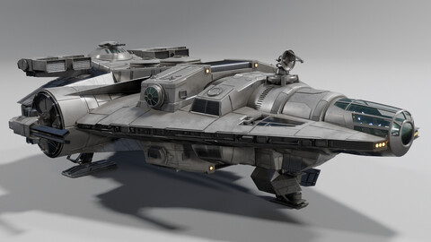 ArtStation - Barloz Light Freighter - Star Wars | Game Assets