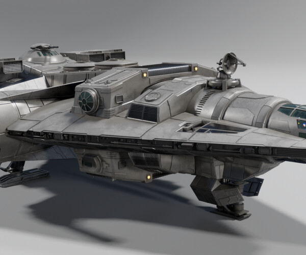 ArtStation - Barloz Light Freighter - Star Wars | Game Assets