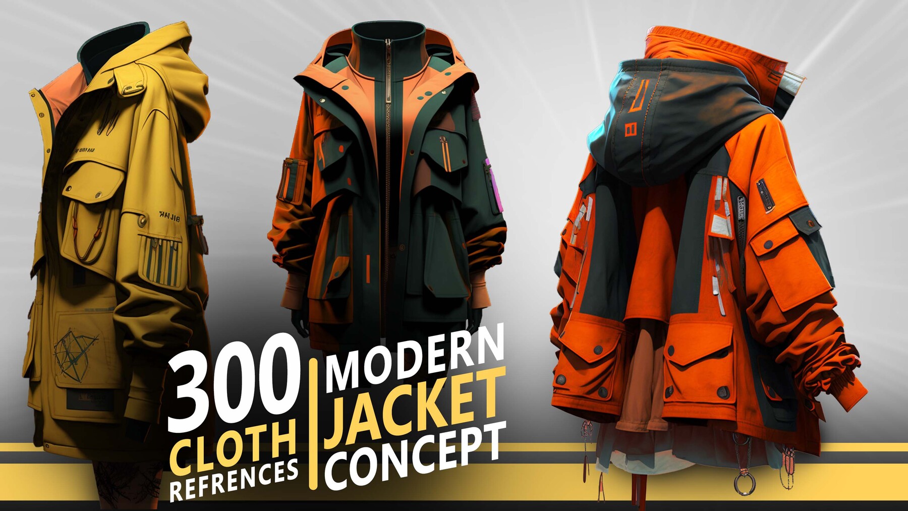 ArtStation - 300 Modern Jacket Concept - Character references | Artworks