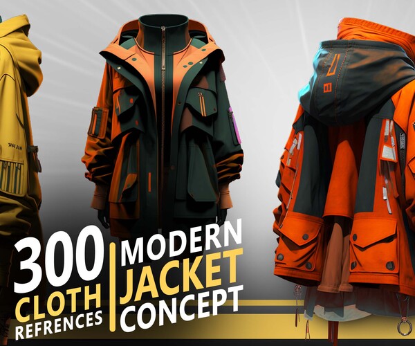ArtStation - 300 Modern Jacket Concept - Character references | Artworks