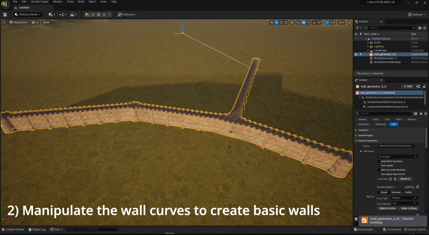 ArtStation - Procedural Wall Generator (Inspired by Age of Empires IV ...
