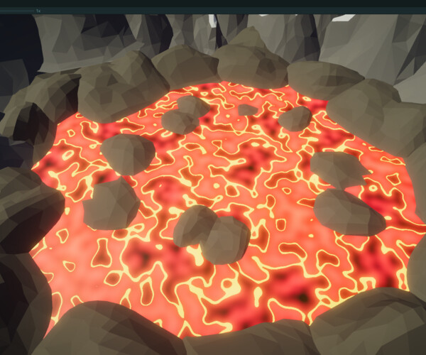 ArtStation - Unity VFX - Lava Effect | Game Assets