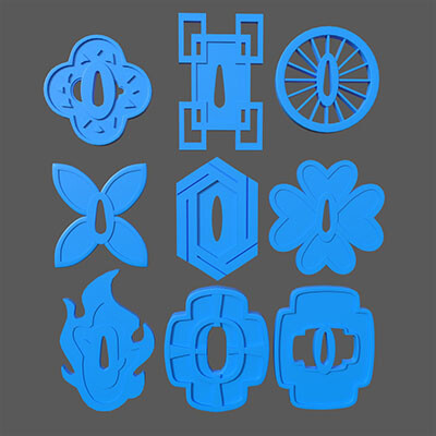 ArtStation - Demon Slayer Nichirin Tsuba 3D Printing | Resources