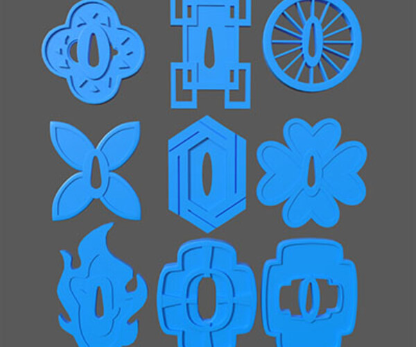 ArtStation - Demon Slayer Nichirin Tsuba 3D Printing | Resources