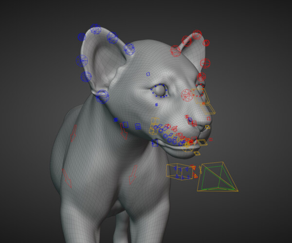 ArtStation - Lion Cub Animated | VFX Grace | Game Assets