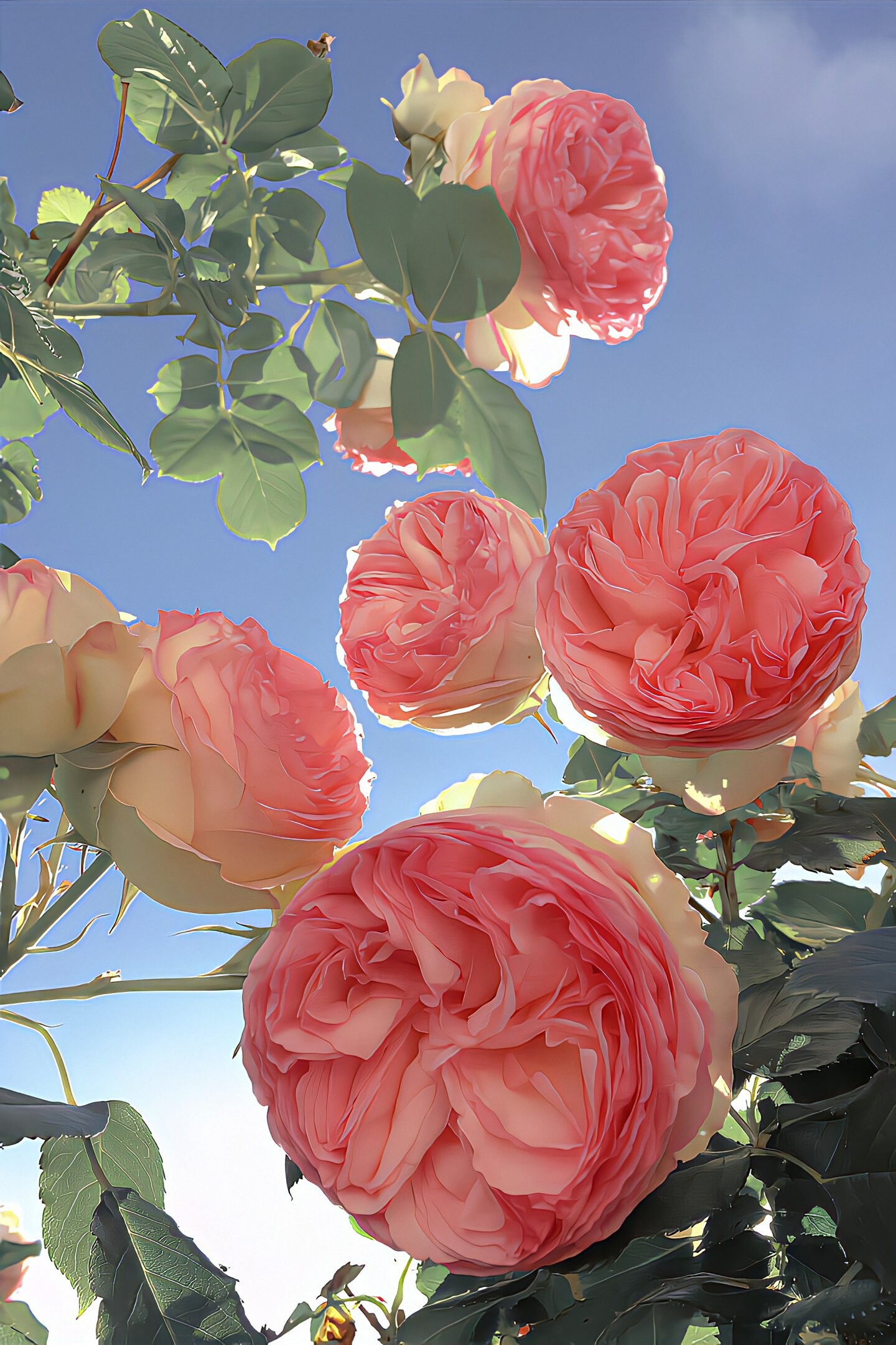 ArtStation - big pink roses | Artworks