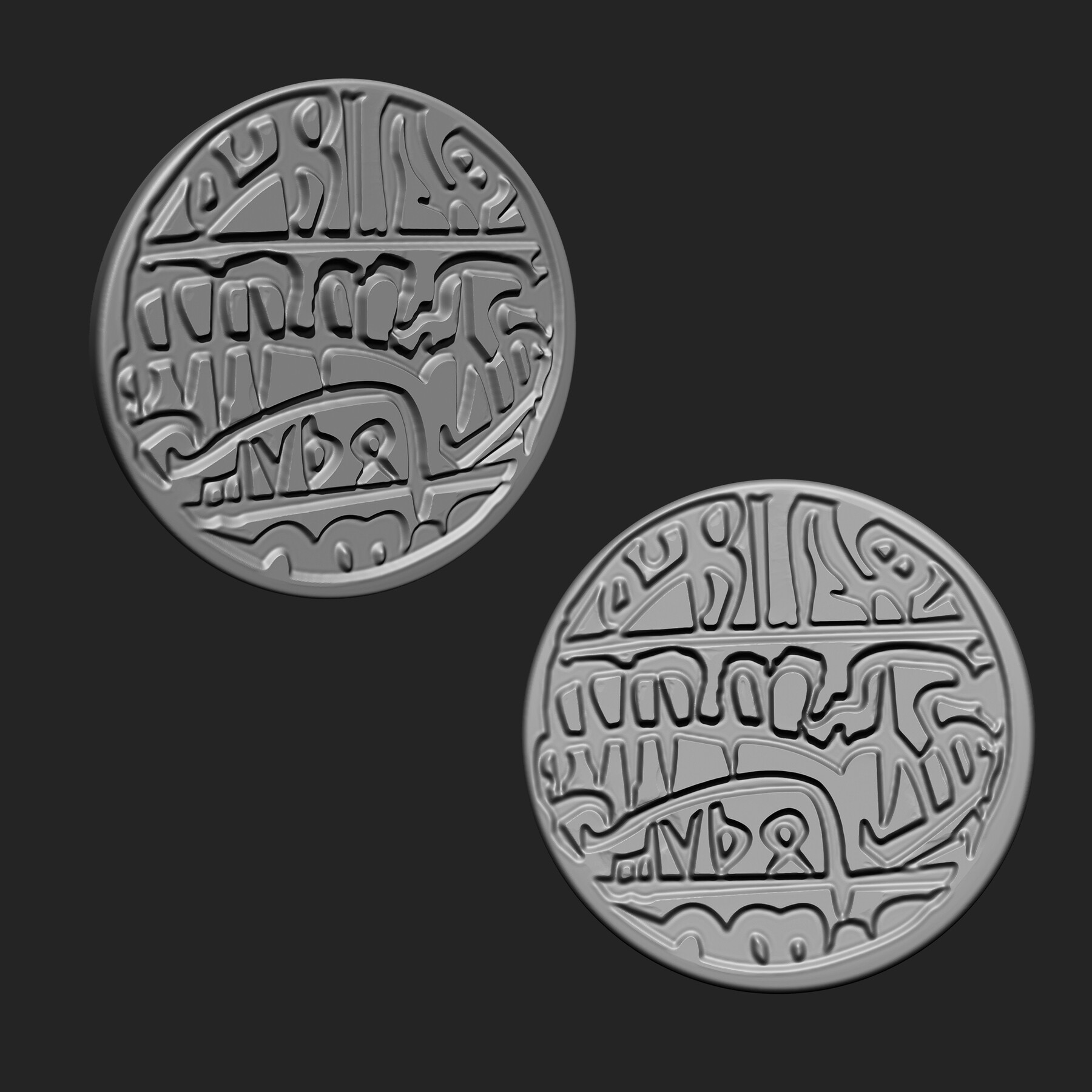 ArtStation - Coins Collection IMM Brush Pack (10 in One) | Brushes