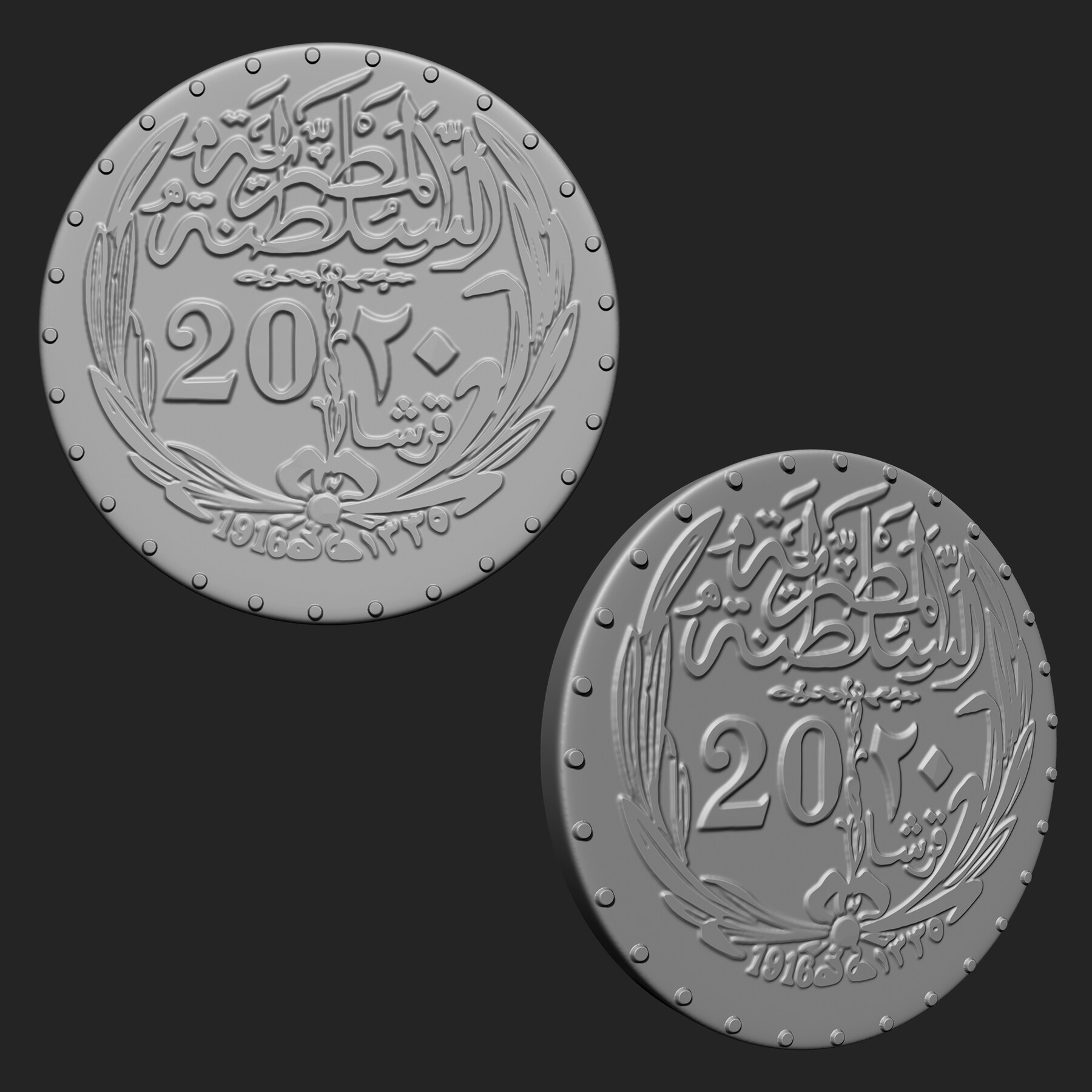 ArtStation - Coins Collection IMM Brush Pack (10 in One) | Brushes