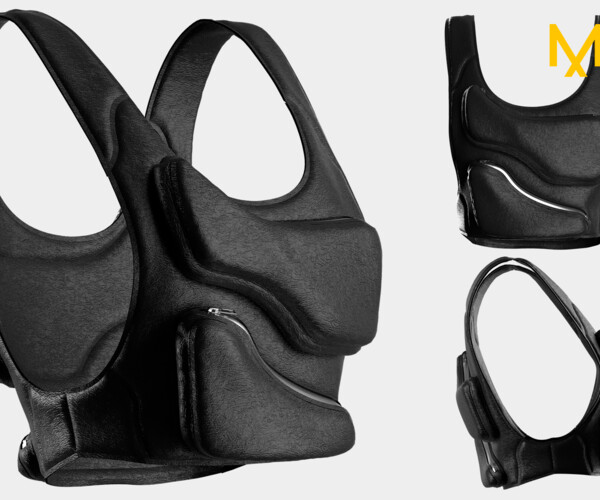 ArtStation - Streetwear Accesories Torso Bag #002 - Clo 3D / Marvelous ...
