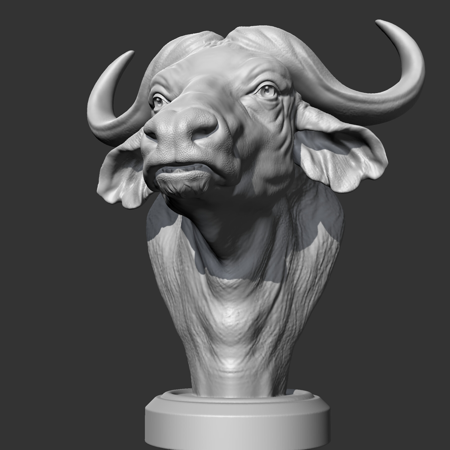 ArtStation - Buffalo Head AM03 3D print model | Resources