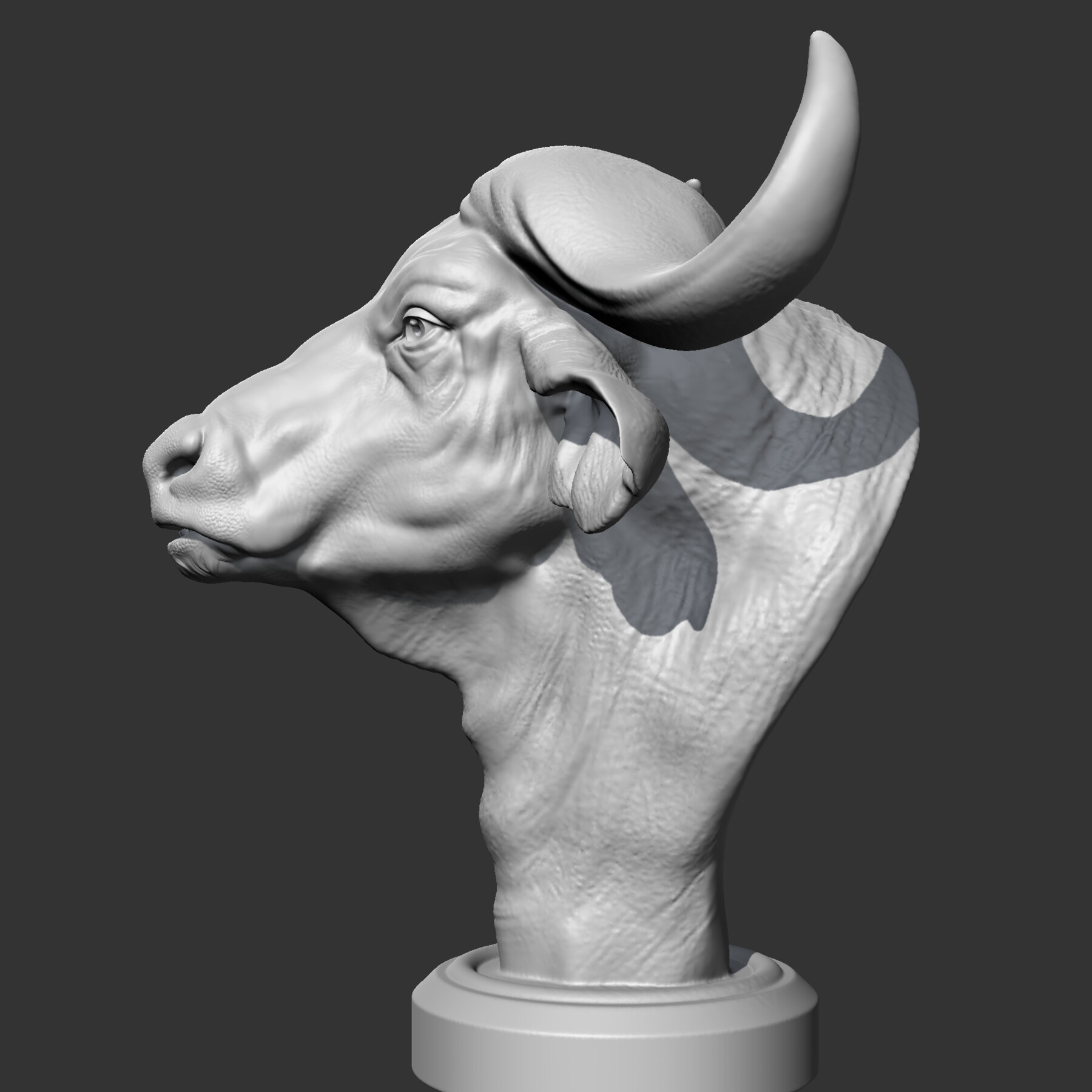 ArtStation - Buffalo Head AM03 3D print model | Resources