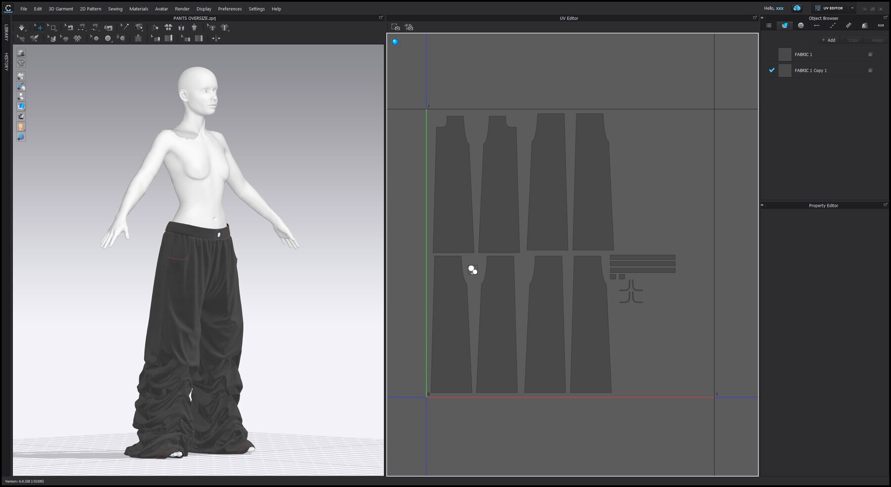 ArtStation - Streetwear Oversize Jeans Pants #016 - Clo 3D / Marvelous ...