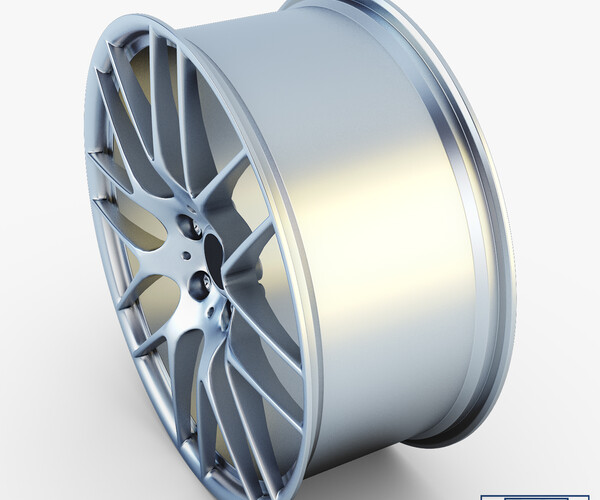 ArtStation - Style 359M Wheel Silver Mid Poly | Resources