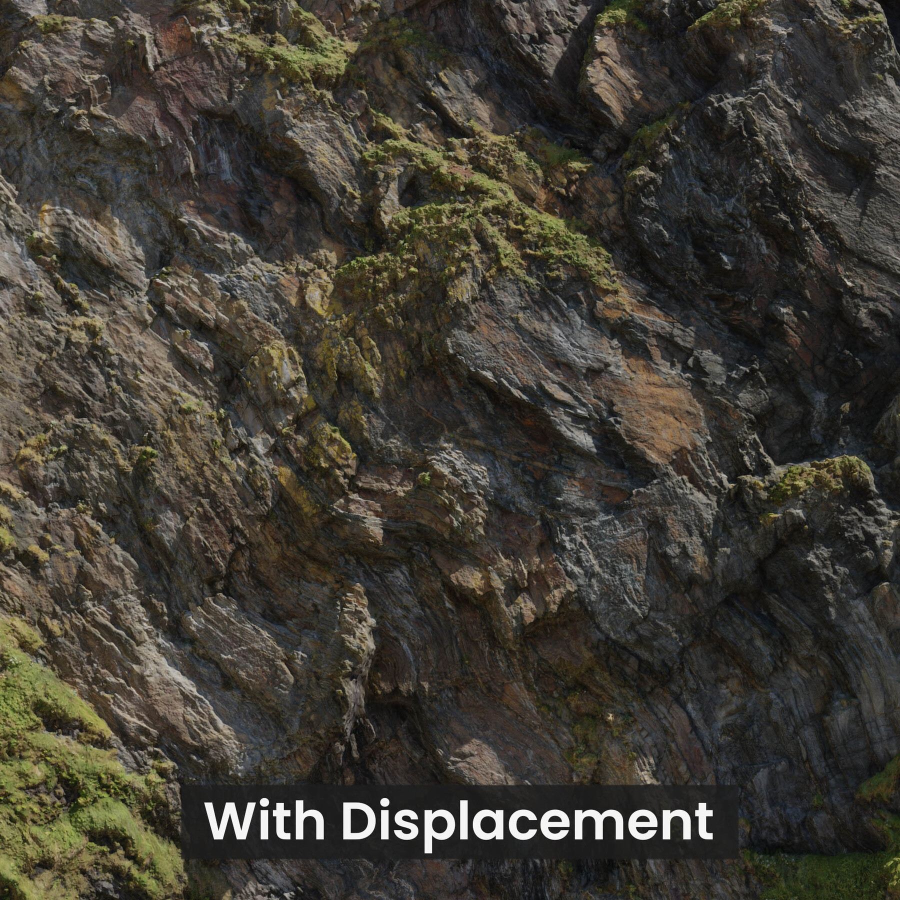 ArtStation - Large Coastal Cliff PBR Scan 01 & Highpoly | Game Assets