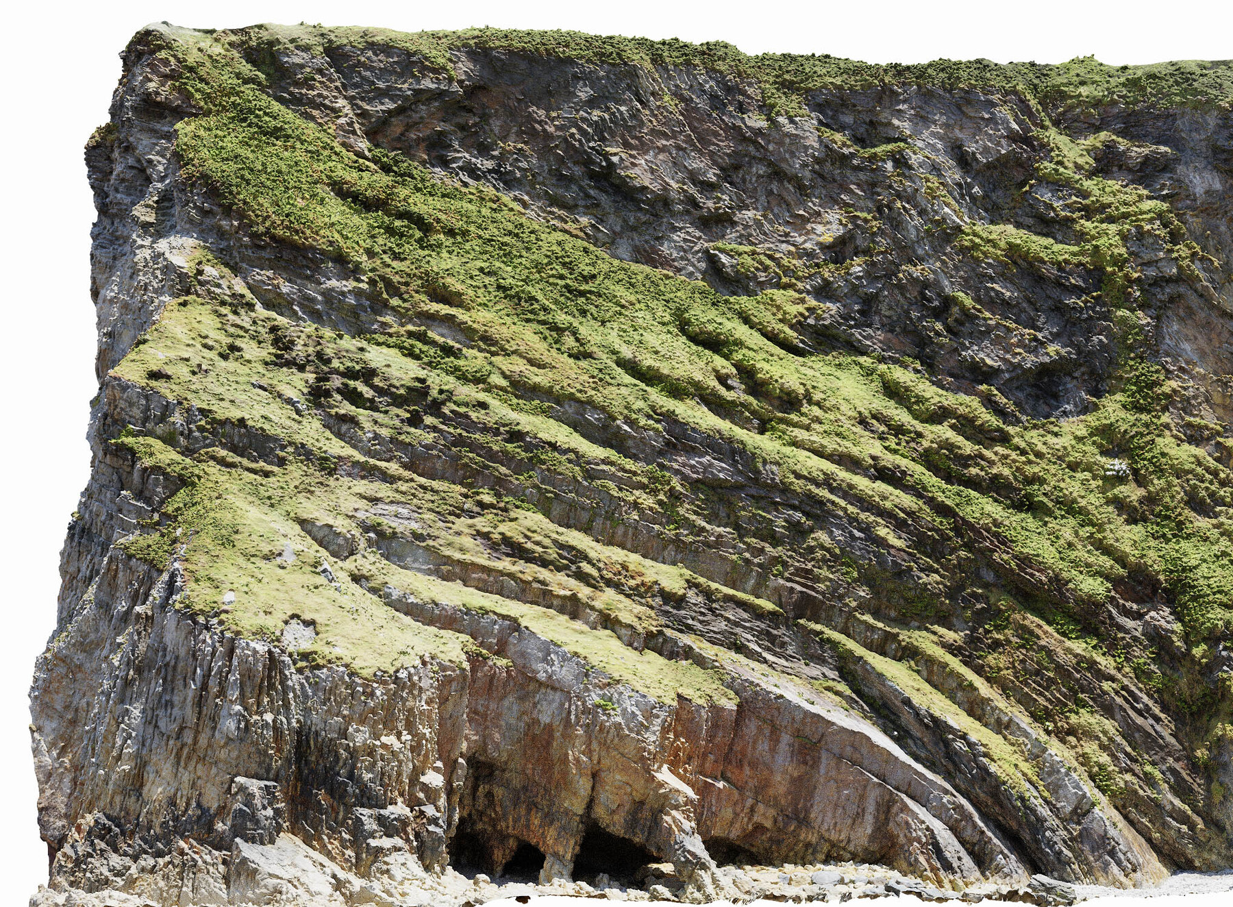 ArtStation - Large Coastal Cliff PBR Scan 01 & Highpoly | Game Assets
