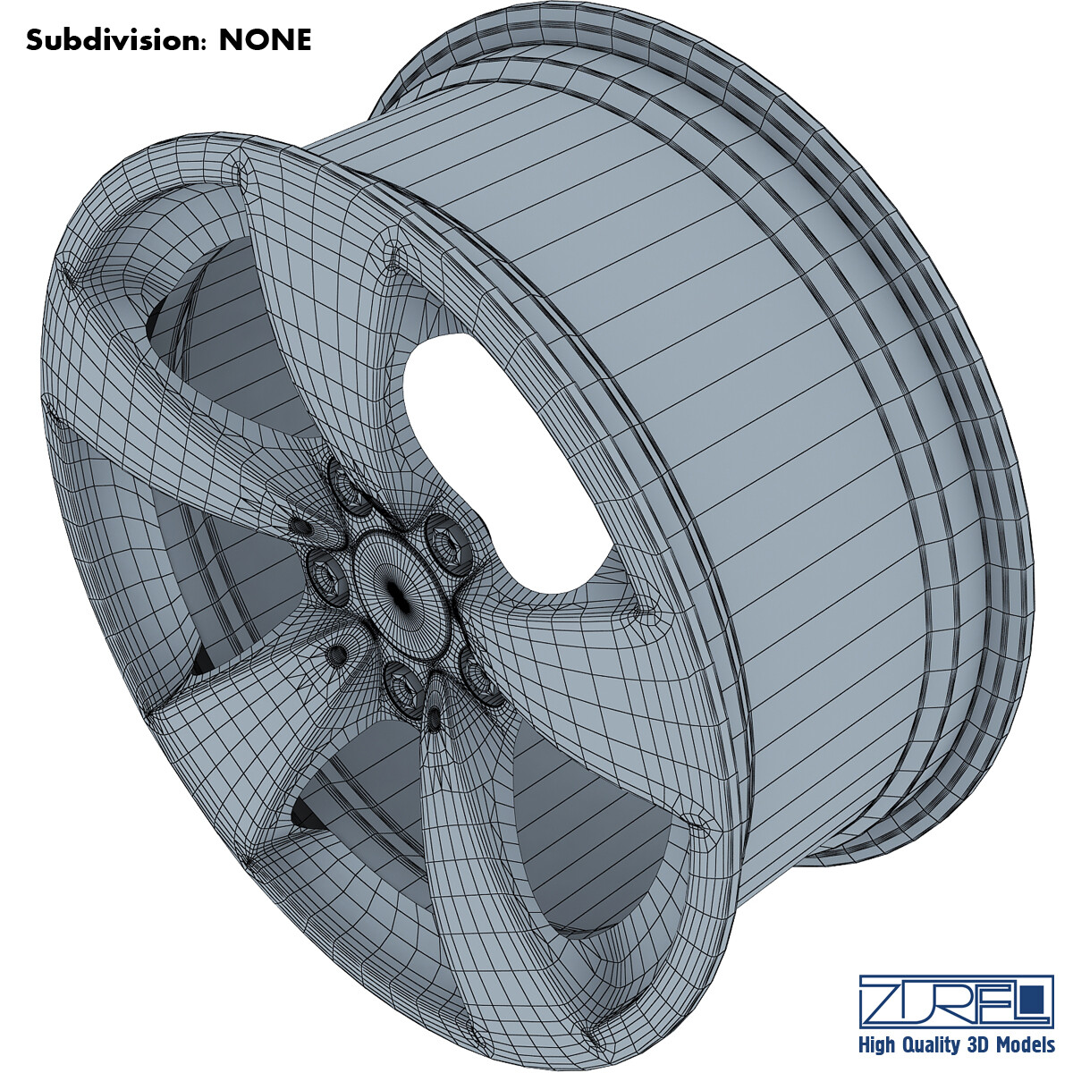 ArtStation - Style 138 Wheel Ferric Gray Mid Poly | Resources