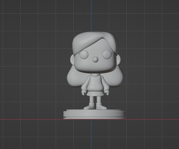 ArtStation - FUNKO POP 3D MODEL MABEL PINES 3d model | Resources