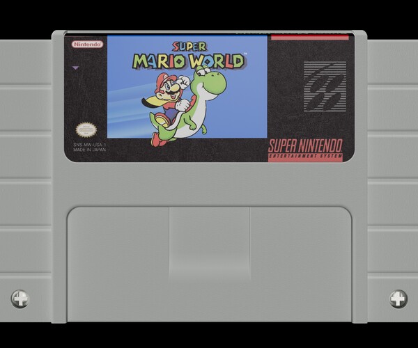 ArtStation - Snes Cartridges | Game Assets