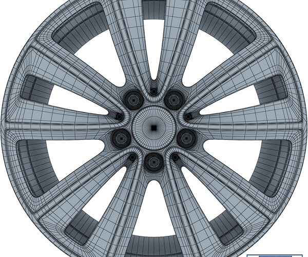 ArtStation - Style 247 Wheel Ferric Gray Mid Poly | Resources