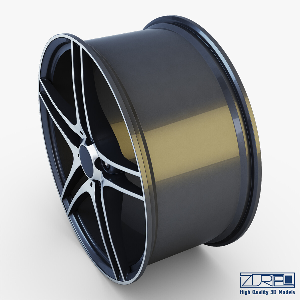ArtStation - Style 313 Wheel Ferric Gray Mid Poly | Resources