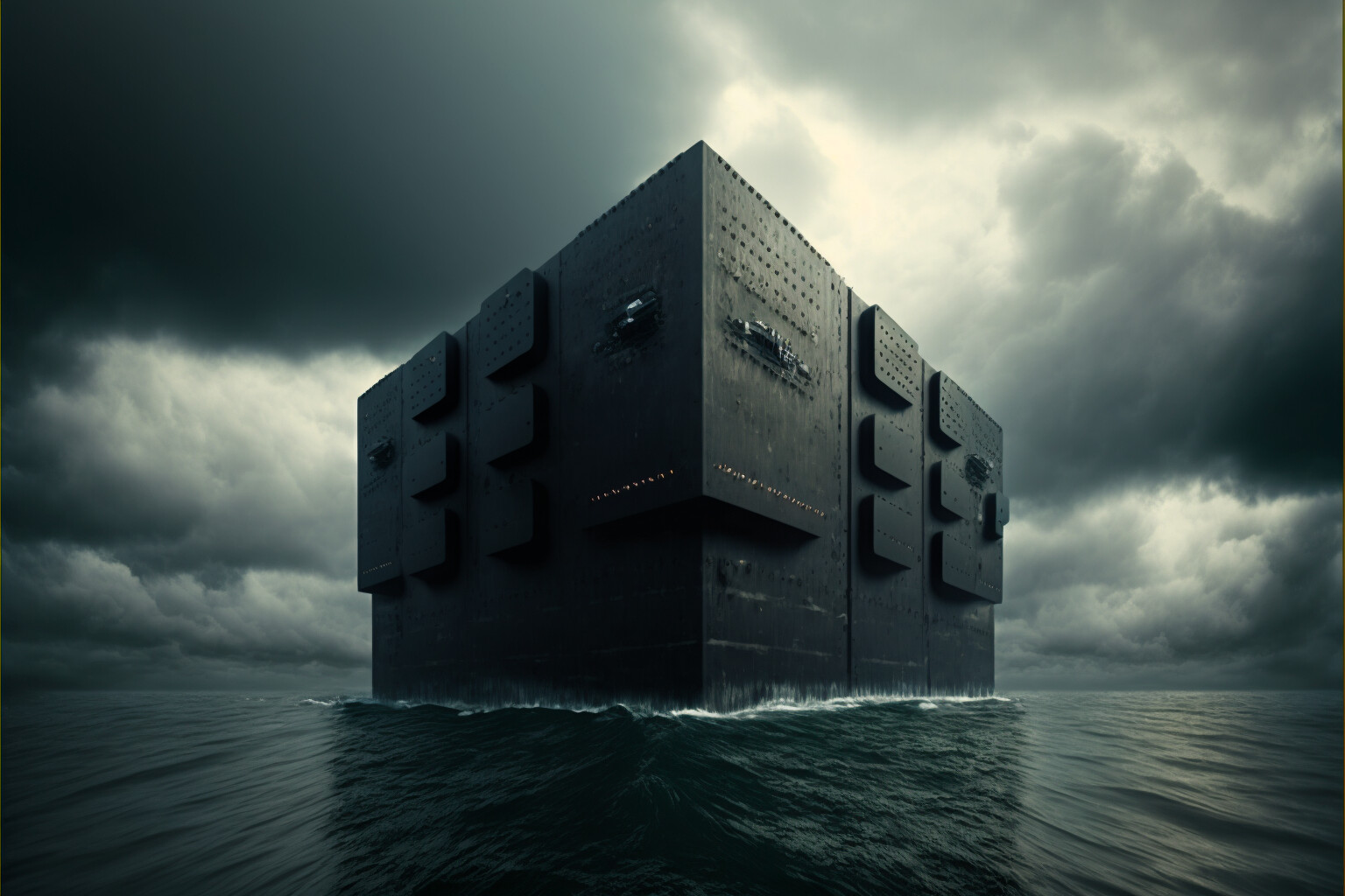ArtStation - Brutalist Structures of the Sea Collection | Artworks