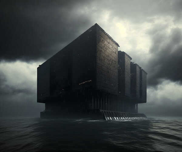ArtStation - Brutalist Structures of the Sea Collection | Artworks