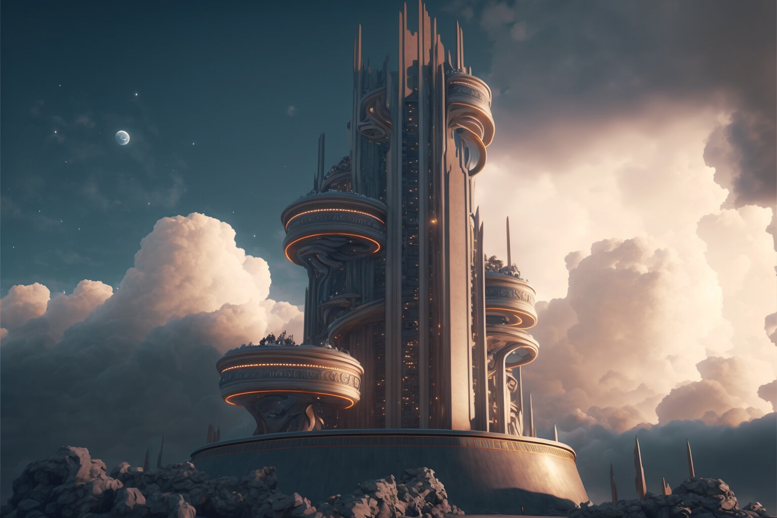 ArtStation - Cloud City Collection | Artworks
