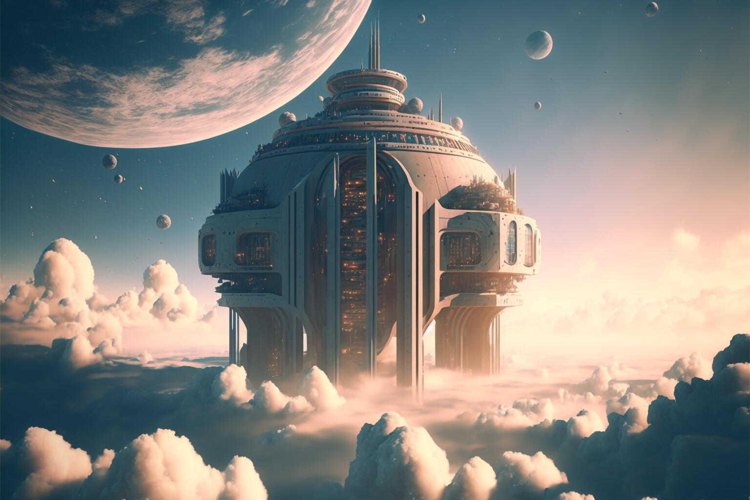ArtStation - Cloud City Collection | Artworks