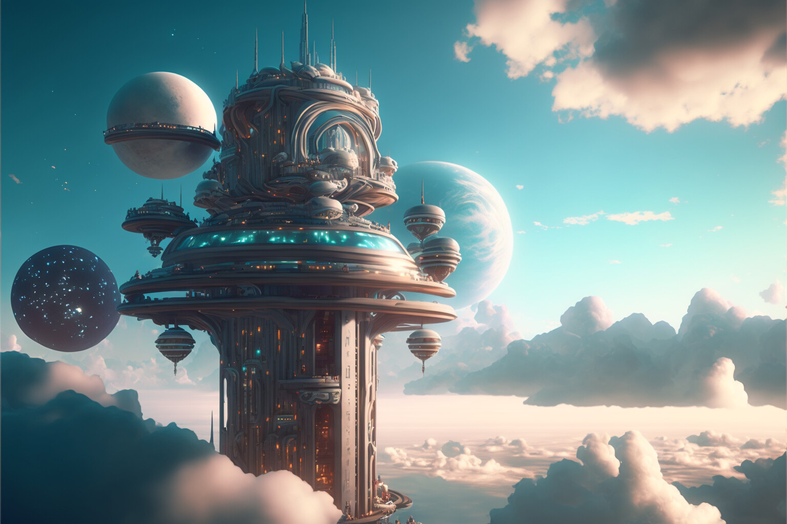 ArtStation - Cloud City Collection | Artworks