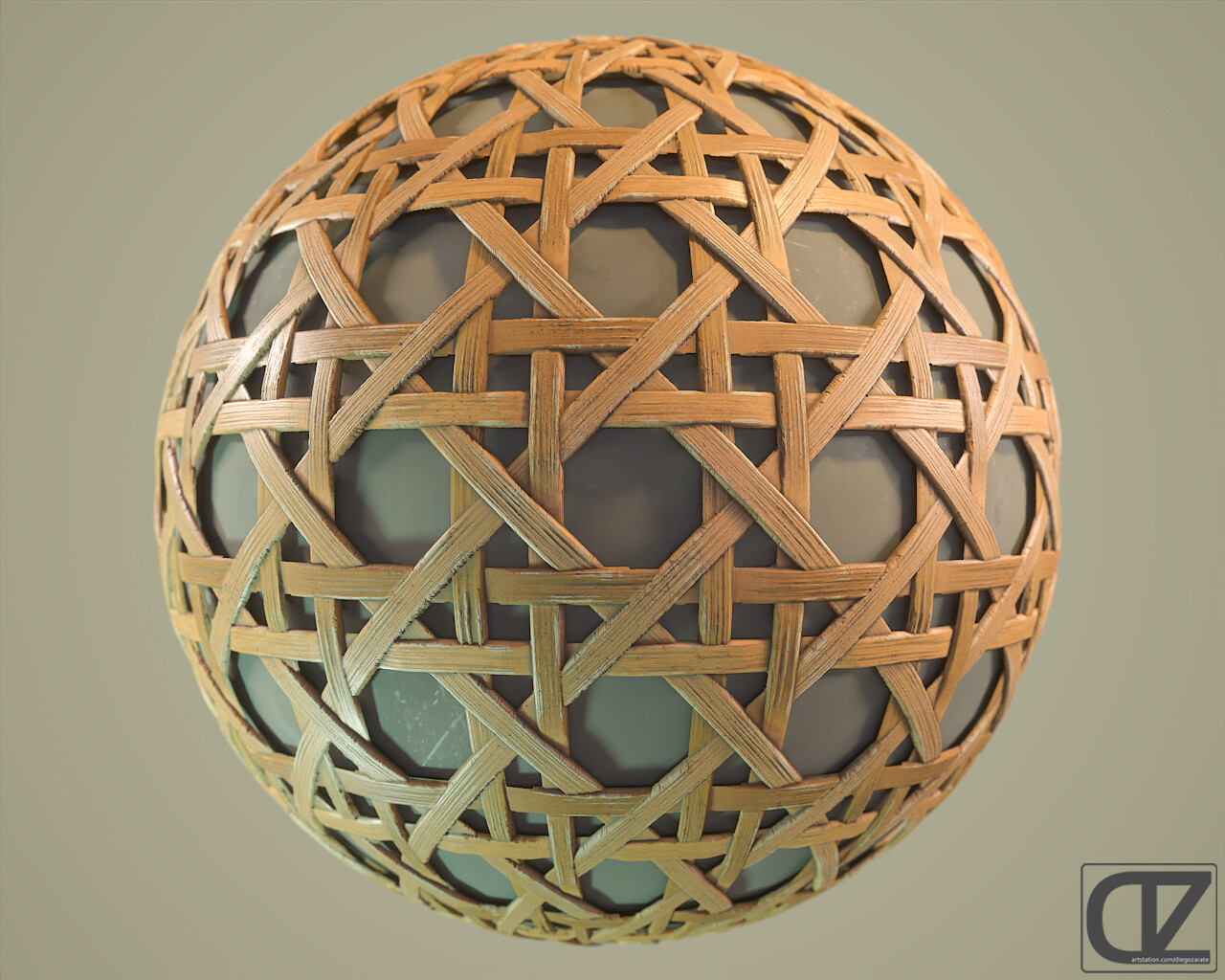 ArtStation - PBR - RATTAN - 4K MATERIAL + SBS GRAPH | Game Assets