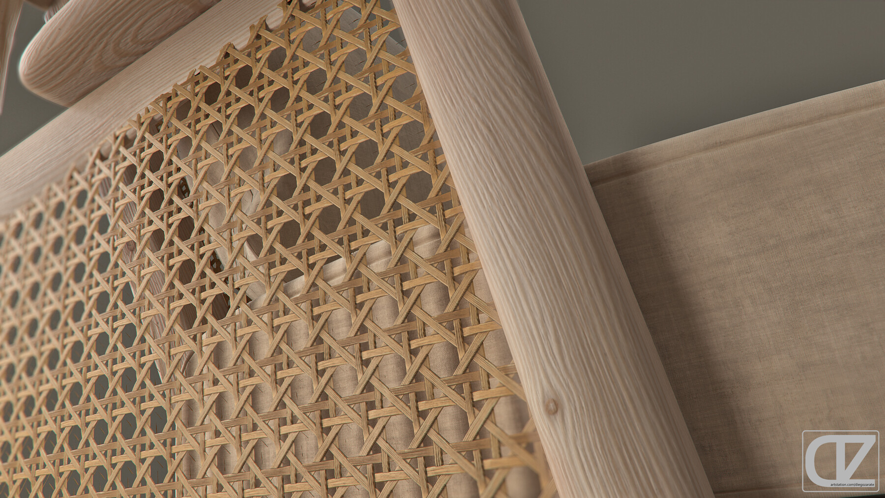 ArtStation - PBR - RATTAN - 4K MATERIAL + SBS GRAPH | Game Assets