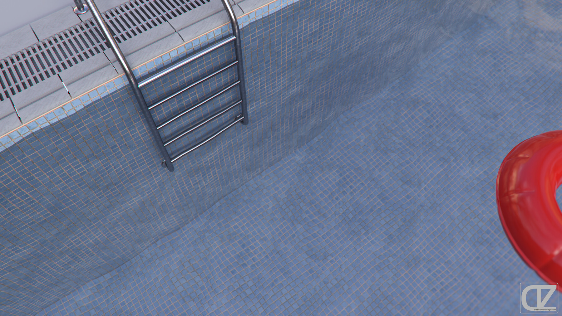 ArtStation - PBR - POOL TILES - 4K MATERIAL | Game Assets