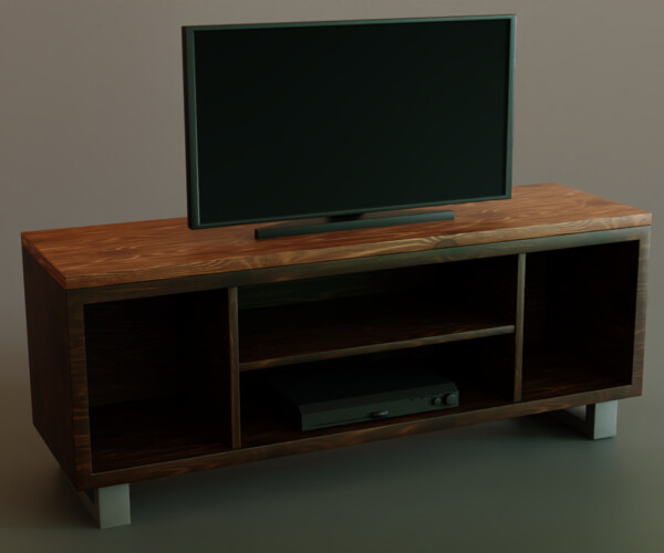 ArtStation - Tv Table | Game Assets