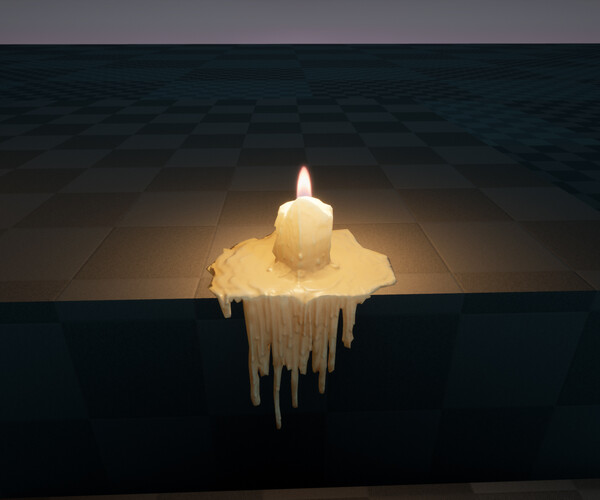 ArtStation - Melting Candle Pack for Unreal Engine | Game Assets