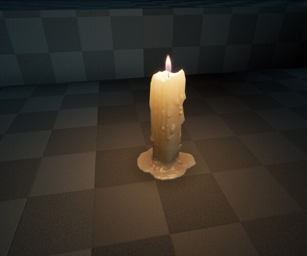ArtStation - Melting Candle Pack for Unreal Engine | Game Assets