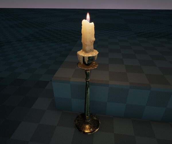 ArtStation - Melting Candle Pack for Unreal Engine | Game Assets