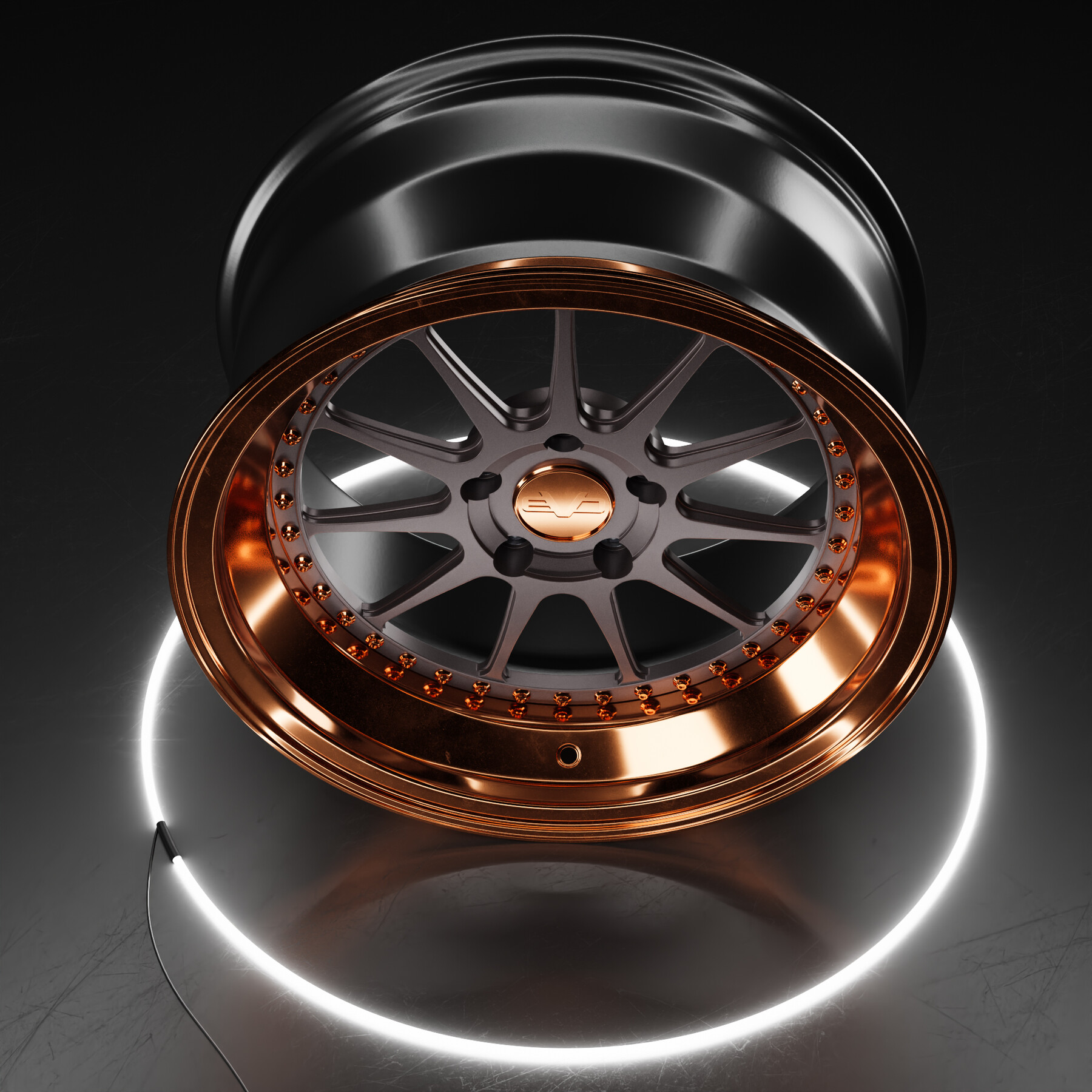 ArtStation - EVO61 LS4 Car wheel FREE 3D model | Resources