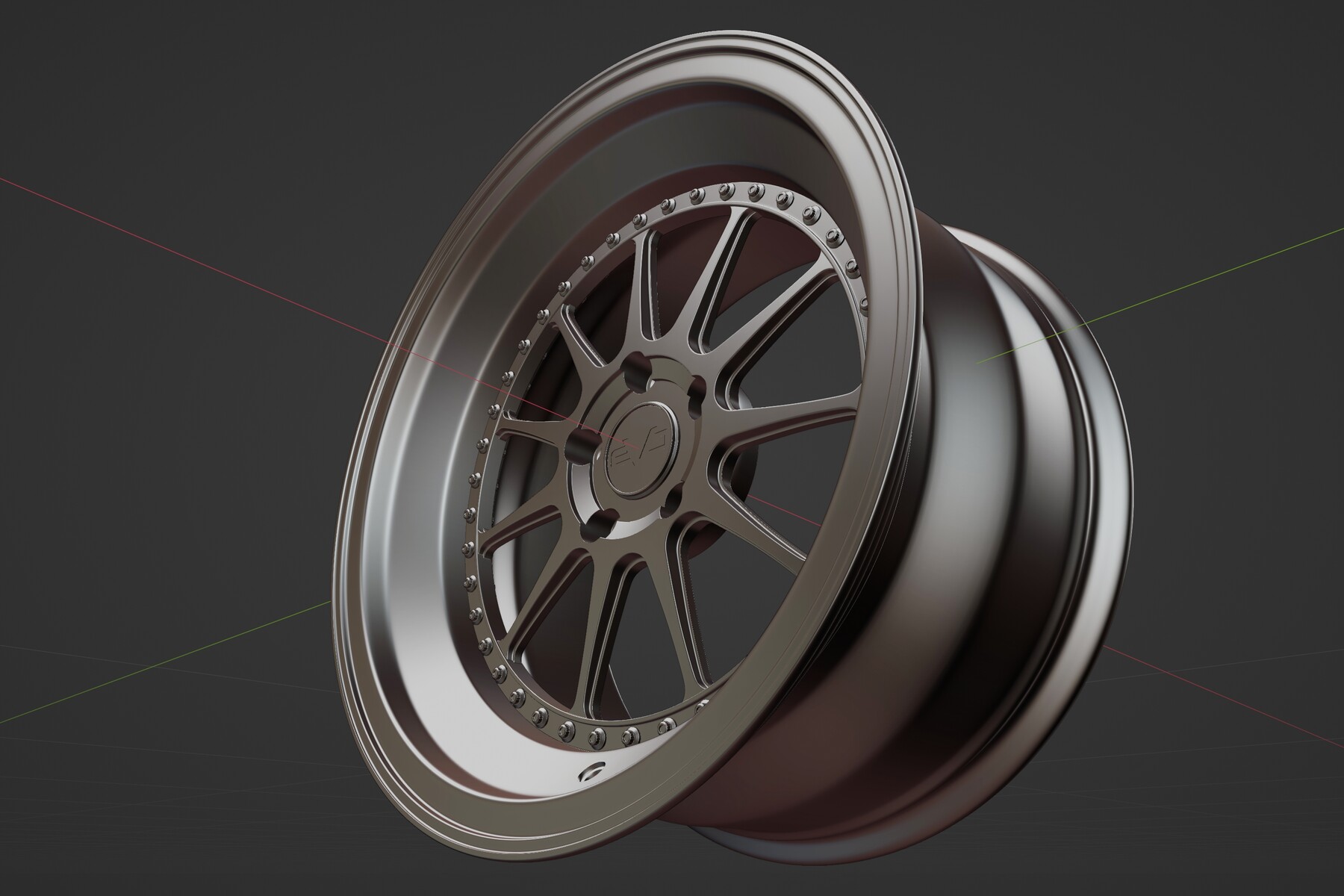 ArtStation - EVO61 LS4 Car wheel FREE 3D model | Resources