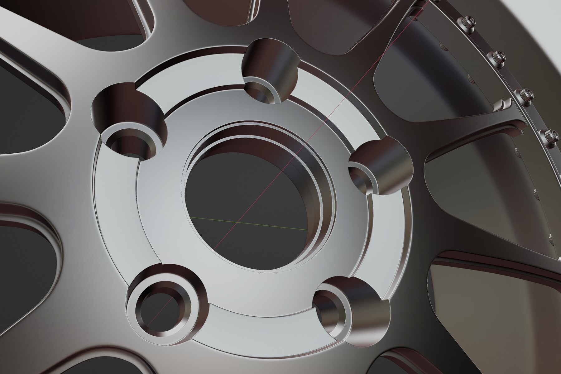 ArtStation - EVO61 LS4 Car wheel FREE 3D model | Resources