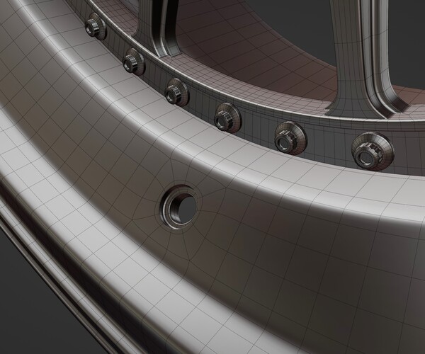 ArtStation - EVO61 LS4 Car wheel FREE 3D model | Resources