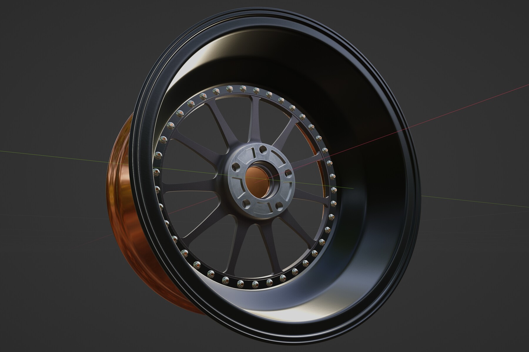 ArtStation - EVO61 LS4 Car wheel FREE 3D model | Resources