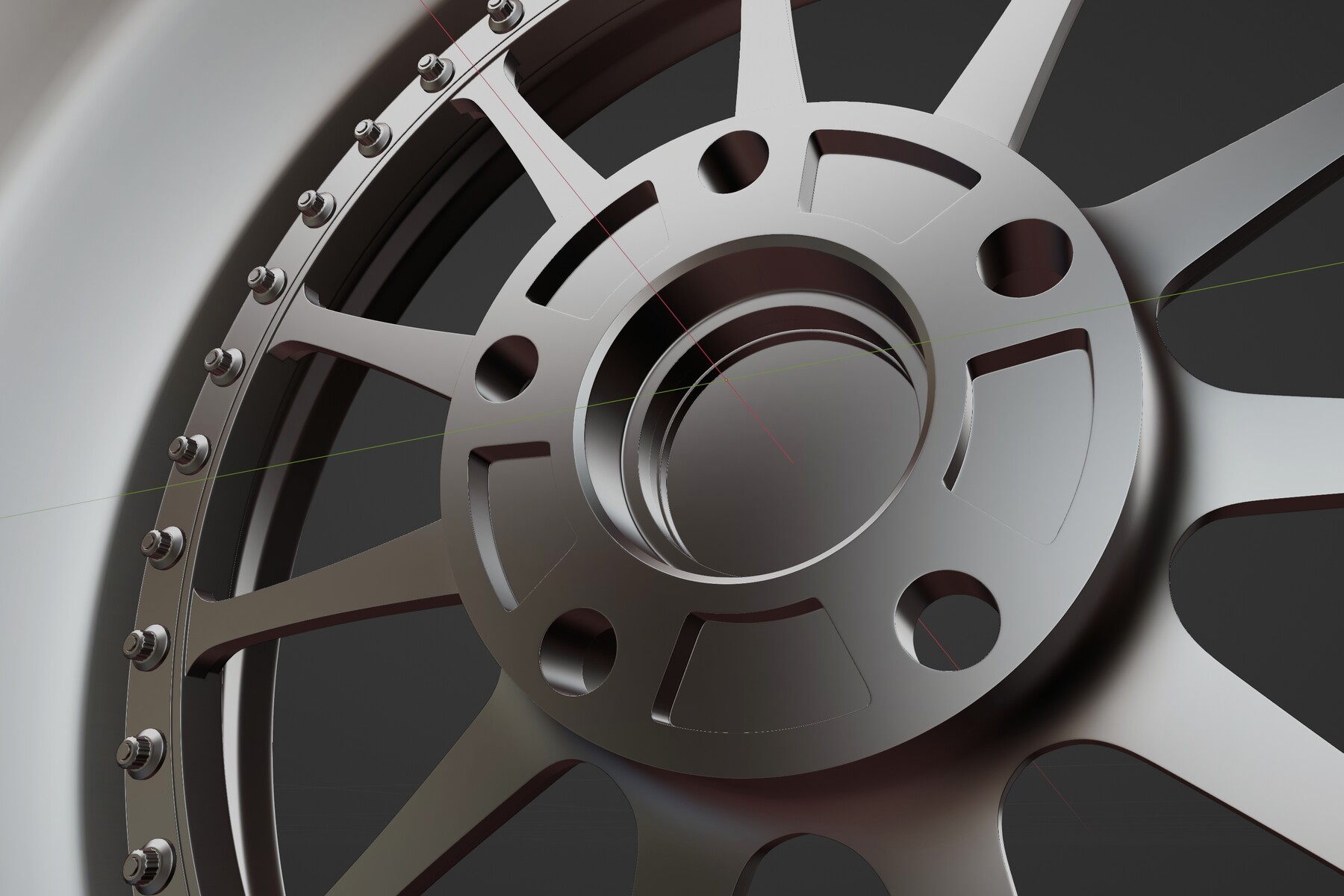 ArtStation - EVO61 LS4 Car wheel FREE 3D model | Resources