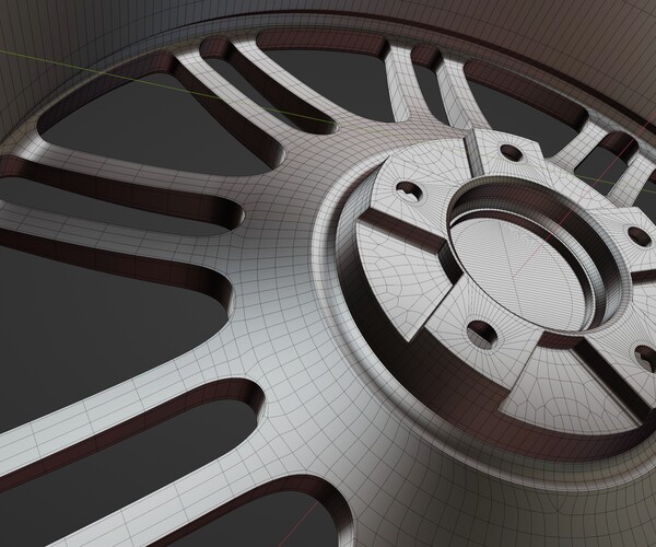 ArtStation - Sparco Racing NS6R Car wheel FREE 3D model | Resources